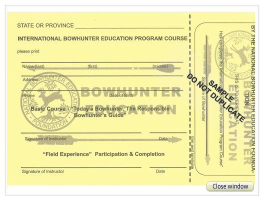 NBEF Instructor Certification Card (100/pkg) – nbef